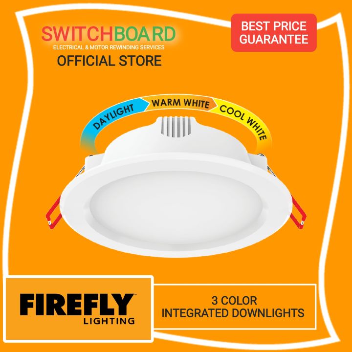 FIREFLY 3 Color Integrated Downlights - 3w, 6w, 9w | Lazada PH