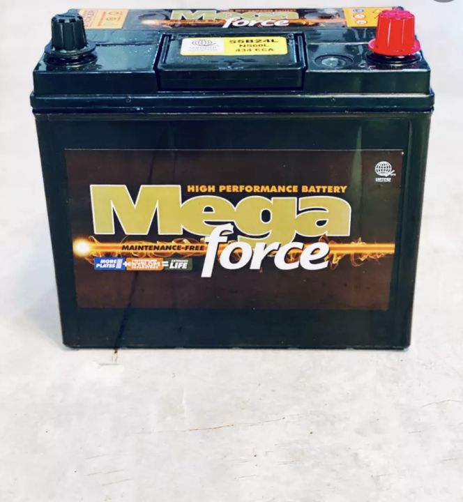 Megaforce NS60L 55B24L automotive battery car battery- maintenance free ...
