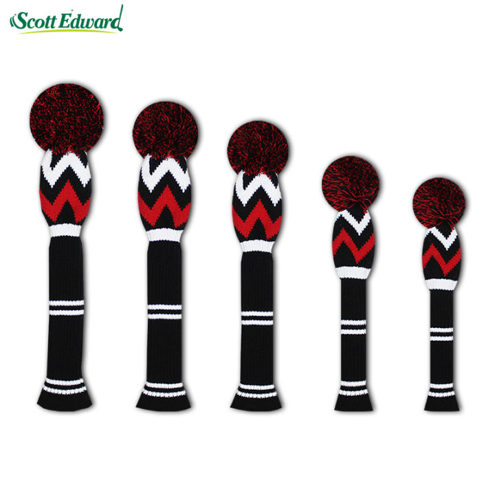 Scott Edward 1pcs Knitted Golf Head Cover Fit Well For Driver Wood ...