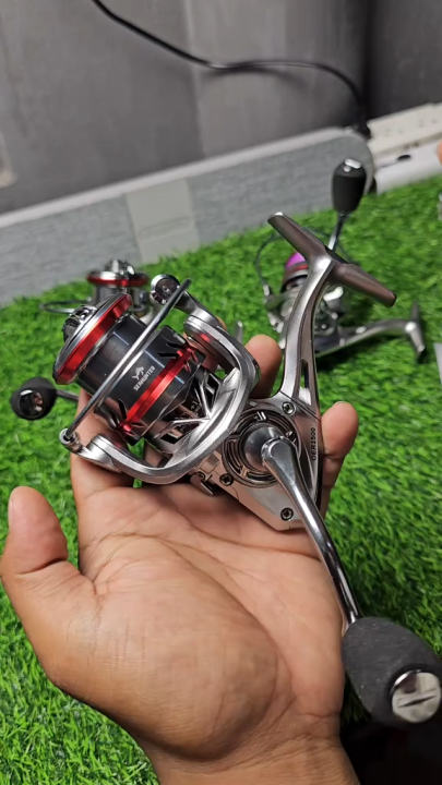 รอก SeaHunter OER Fishing Reels Ultra Light Long throw Aluminum Shallow ...