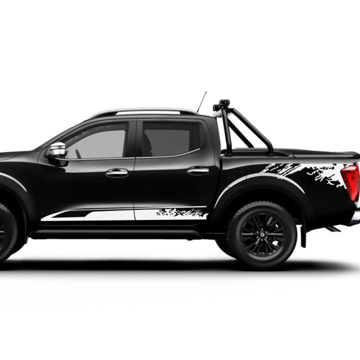 สติกเกอร์ติดรถยนต์2ชิ้นสำหรับ Nissan NAVARA NP300รูปลอกฟิล์มไวนิลสำหรับ ...