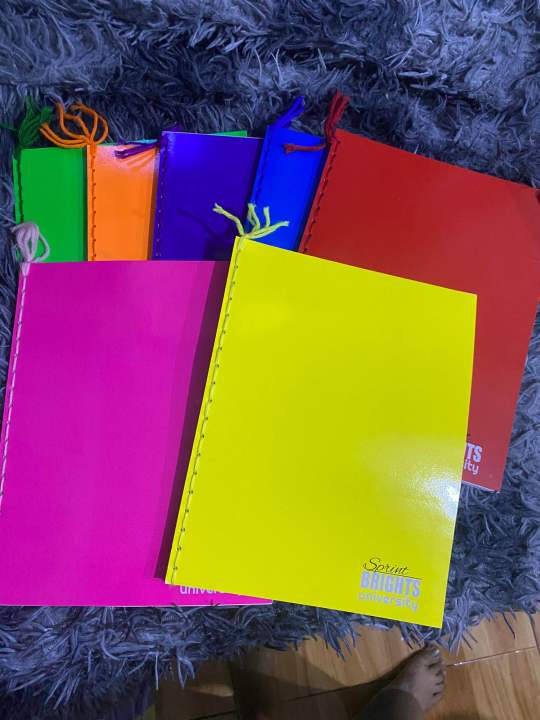 BIG NOTEBOOK w/yarn 80 leavess random brand | Lazada PH