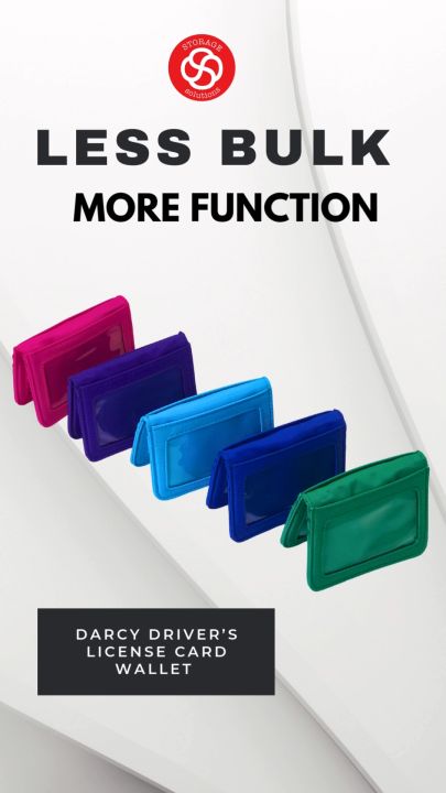 Storage Solutions PH DARCY Driver’s License Card Wallet | Lazada PH
