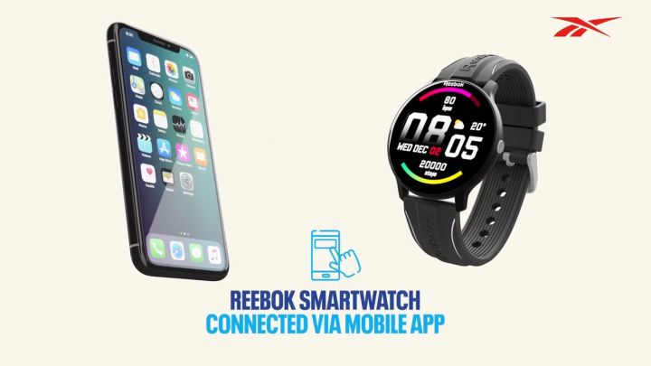 Reebok Smartwatch ActiveFit 2.0 Unisex Watch Heart Rate Monitor SpO2 ...