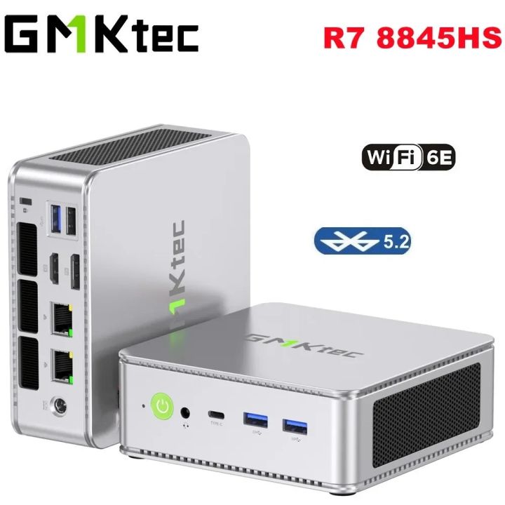 GMKtec K8 Mini PC R7 8845HS Windows 11 DDR5 5600Mhz PCIe4.0 Nvme SSD ...