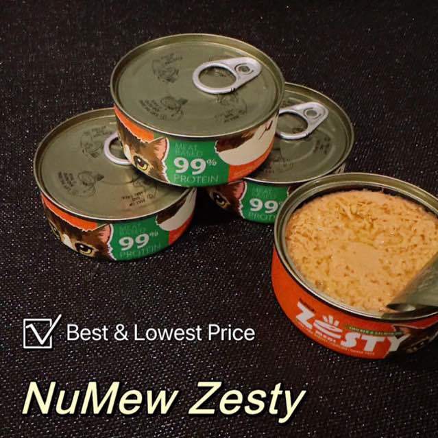 Numew Zesty Main Complete Balanced Cat Food 100g 高适口性肉泥鸡丝混合猫主食罐肉泥 | Lazada
