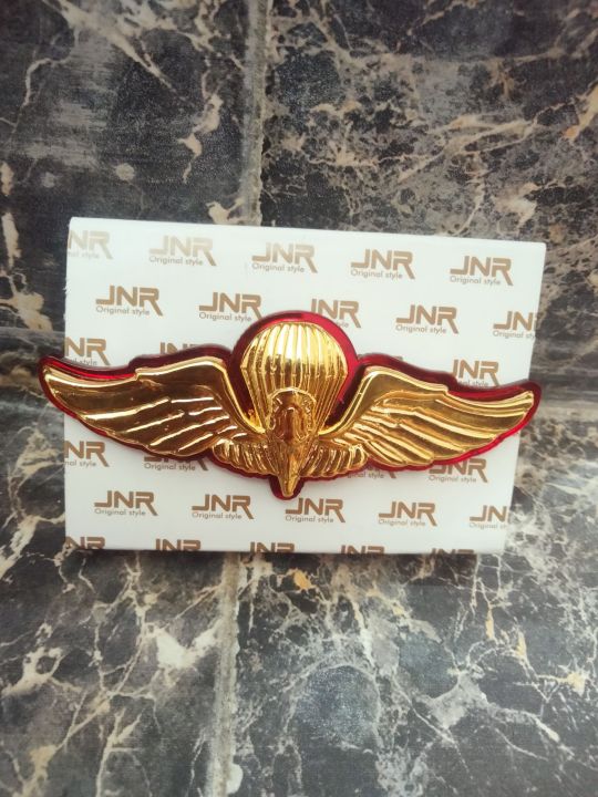 PIN BROSS WING PENERJUN MIKA MERAH WING PENERJUN | Lazada Indonesia