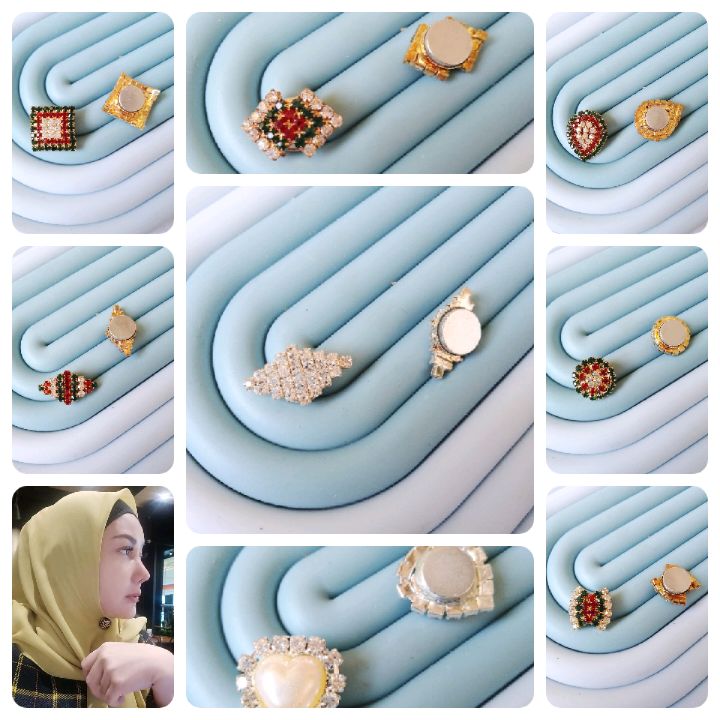 Bros Magnet Hijab Turki Pengganti Pentul dan Peniti tidak Merusak ...
