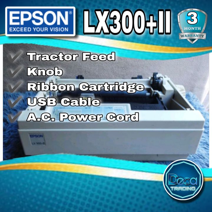 EPSON LX300+II DOT MATRIX PRINTER | Lazada PH