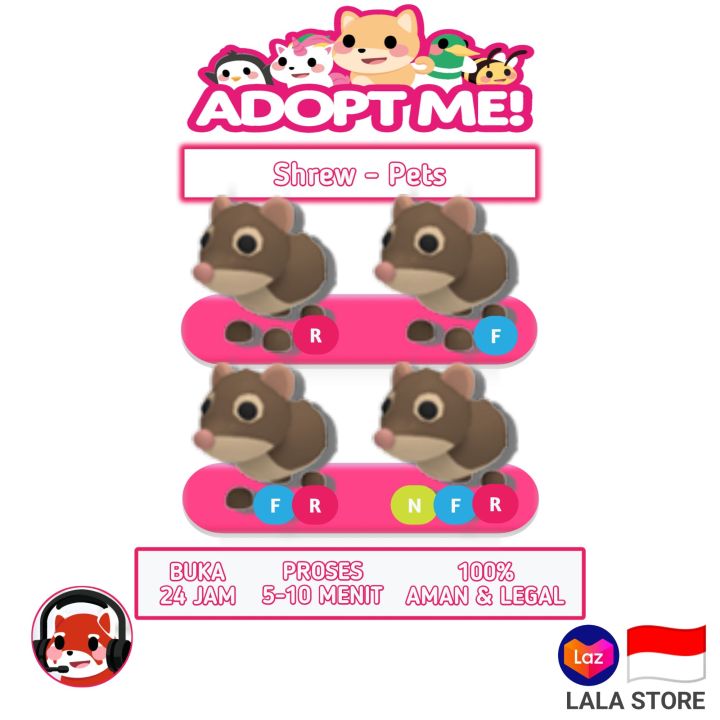 Adopt Me - Shrew - Roblox | Lazada Indonesia