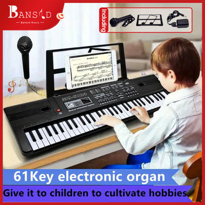 61 Key Electronic Piano Music Keyboard With Microphone 61-Key Digital ...