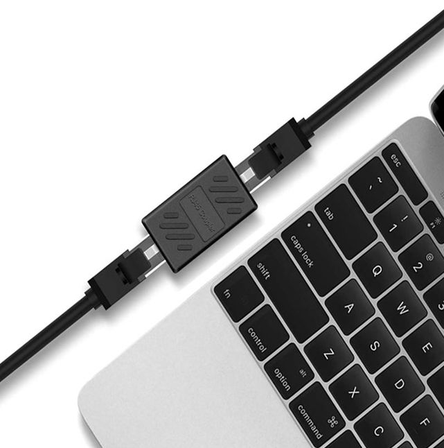 RJ45 Ethernet Cable Extender Coupler Heat-Resisting Resistance Splitter ...