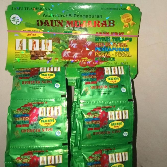 Daun Mujarab kapsul Original | Lazada Indonesia