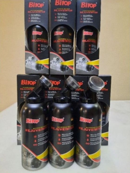 📣100% ORIGINAL 📣 BITOP 5 IN 1 DIY STOP LEAK AC GAS + OIL TREATMENT | Lazada