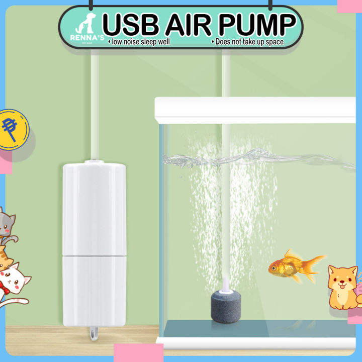 Renna's USB Oxygen Air Pump Aquarium With Filter For Aquarium Fish Tank ...