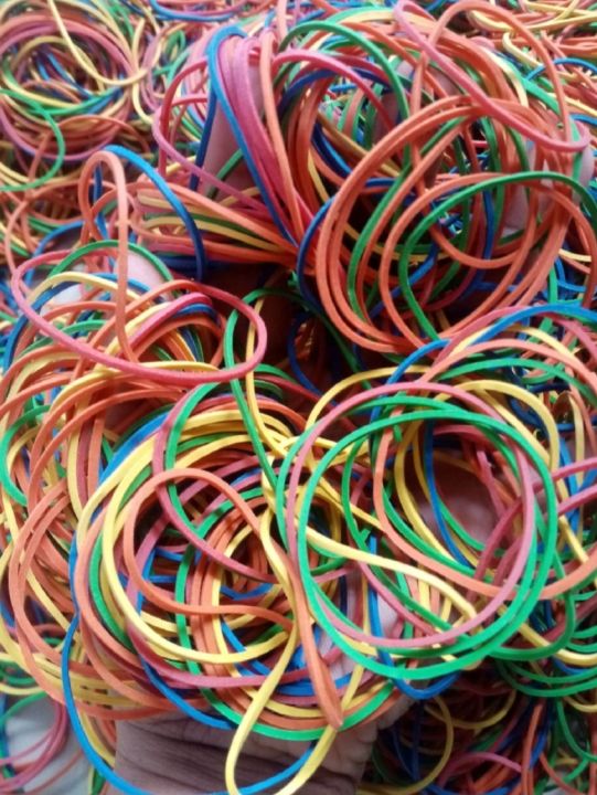 Goma, Rubber Band, Lastiko Toys Jelly Assorted Color per kilo | Lazada PH
