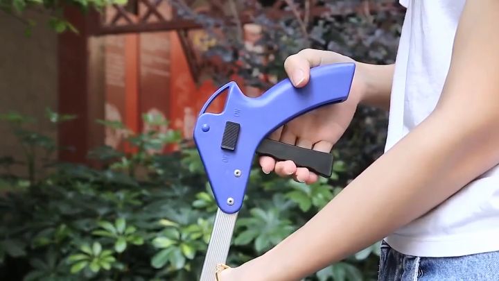 Korea Style 83cm Metal Extra Long Pick Tool Garbage Foldable Garbage ...