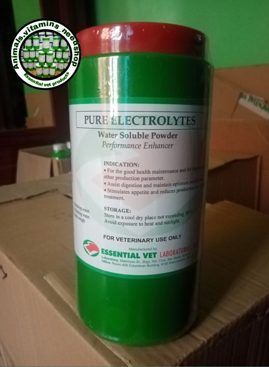 Essential vet Pure electrolytes (1kg) water soluble powder | Lazada PH