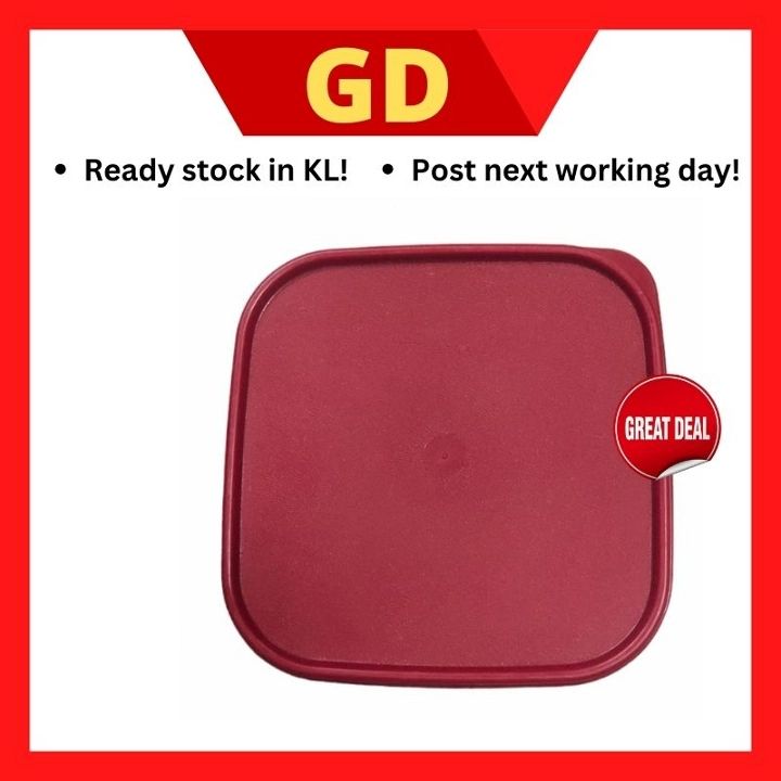 Tupperware Modular Mates Lids Black / Red ( Set of 1 ) | Lazada