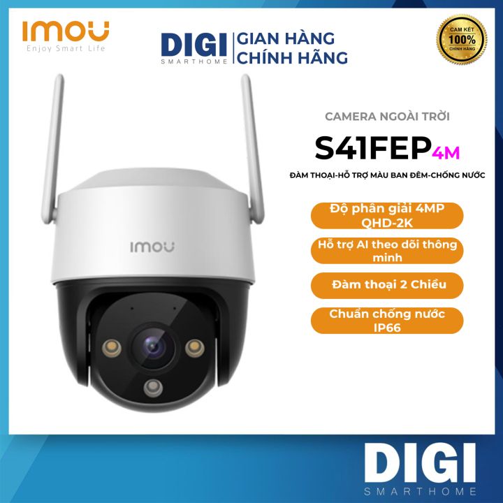 Camera Wifi IMOU S51FEP 5MP 3K, S41FEP 2K 4MP, S31FEP 2K 3MP, S21FEP ...