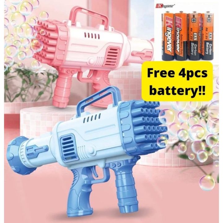 32/25/36 Hole rocket boom bazooka Bubble Gun Diy Bubble machine for adults children with FREE ...