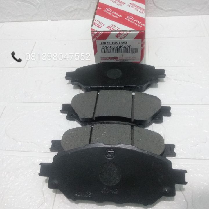 brake pad / kampas rem depan Toyota Hilux diesel single cabin /SC 2015 | Lazada Indonesia