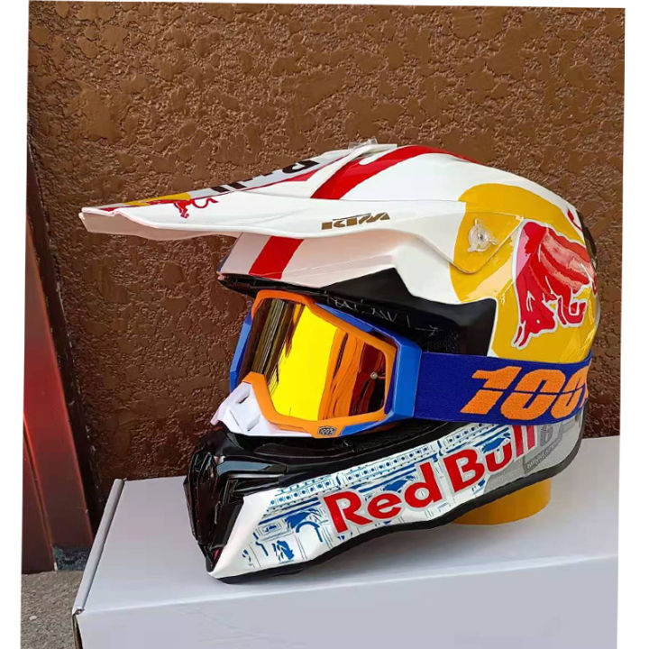 Off-Road Motorcycle Helmet Unisex Full Face Mountain Bike Beach Vehicle ...