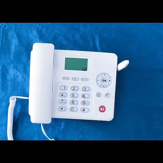 HOT Fixed Wireless GSM Desk Phone SIM Card Mobile Home Office Desktop ...