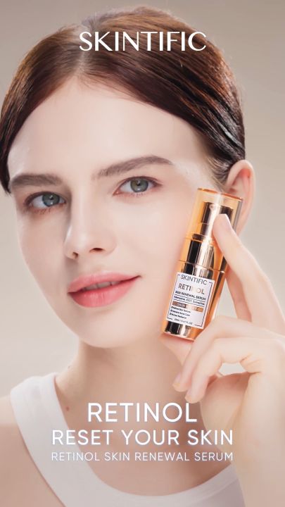 SKINTIFIC Retinol Skin Renewal Serum เซรั่มเรตินอลเพื่อผิวอ่อนเยาว์ ...