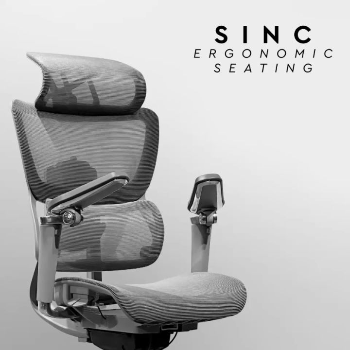 SINC Ergonomic Chair/Office Chair/High Back Office Chair | Lazada