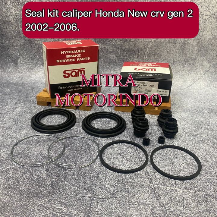 Caliper kit-seal cakram depan Honda crv gen 2 th 2002-2006 01463-S9A ...
