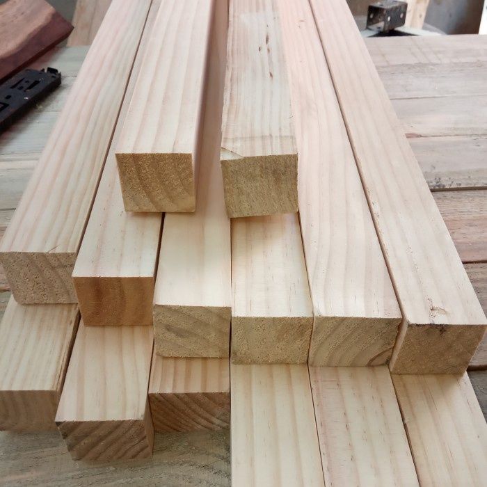 Balok Kayu Jati Halus siap pakai isi 5 pcs | Lazada Indonesia