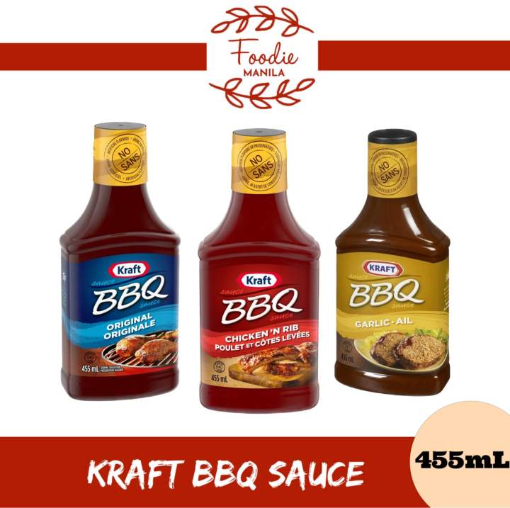 Kraft BBQ Sauce Original Garlic Chicken n Rib 455mL [Foodie Manila ...