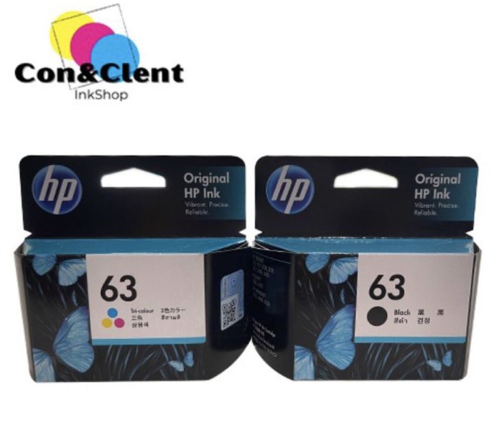 Original Genuine ink cartridge 63 black or 63 colored | Lazada PH