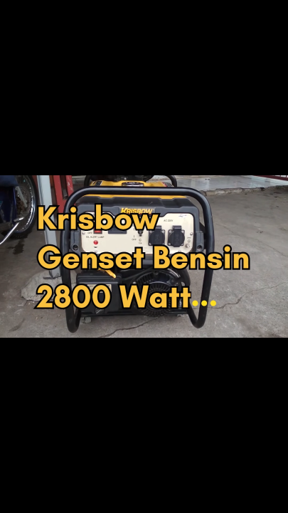 Krisbow Genset Bensin 2800 W Krp28 GENERATOR 2800W 1PH OPEN KRP28 ...