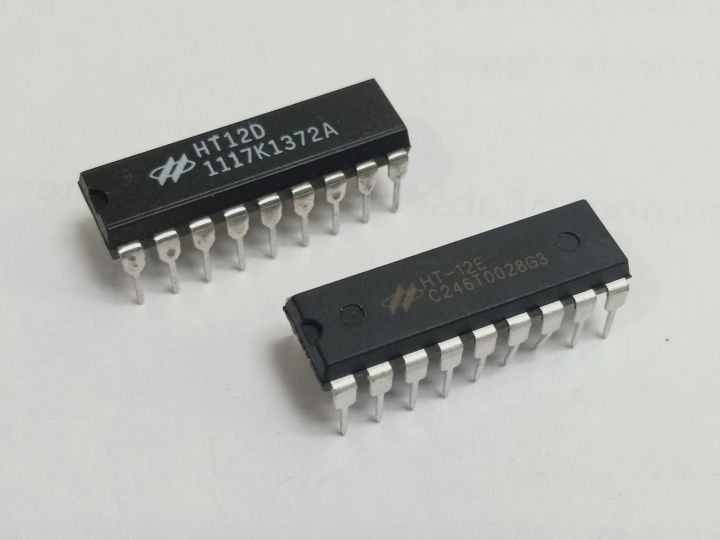 HT12D (DECODER) HT12E (ENCODER) IC FOR RF TRANSMITTER RECEIVER | Lazada PH