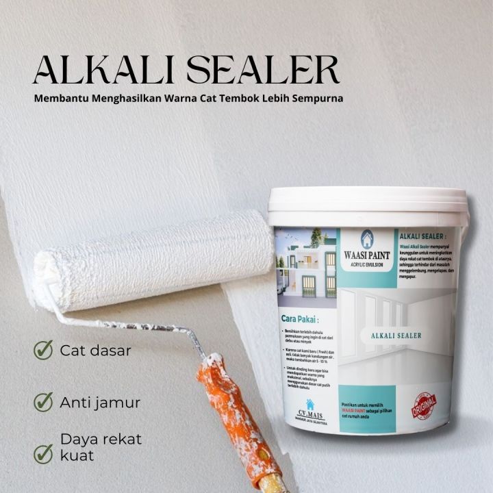cat tembok dasar alkali sealer kemasan hemat 10 kg | Lazada Indonesia