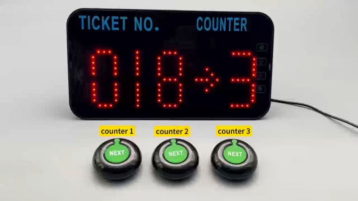 Queue Wireless Calling System for Restaurant Hospital Kitchen Call ...