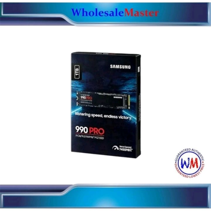 Samsung 990 PRO M.2 1TB PCIe Gen 4.0 x4, NVMe 2.0 V7 V-NAND 3bit MLC SSD MZ-V9P1T0BW | Lazada PH