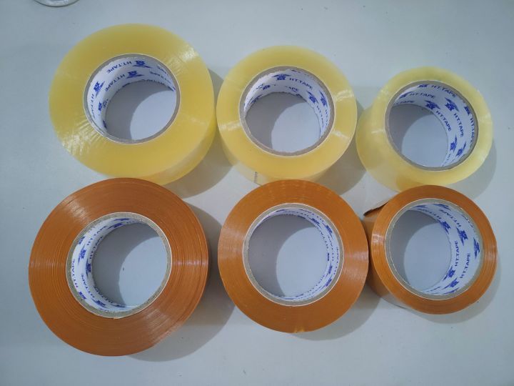 300meters packaging tape clear/brown high quality fragile tape | Lazada PH