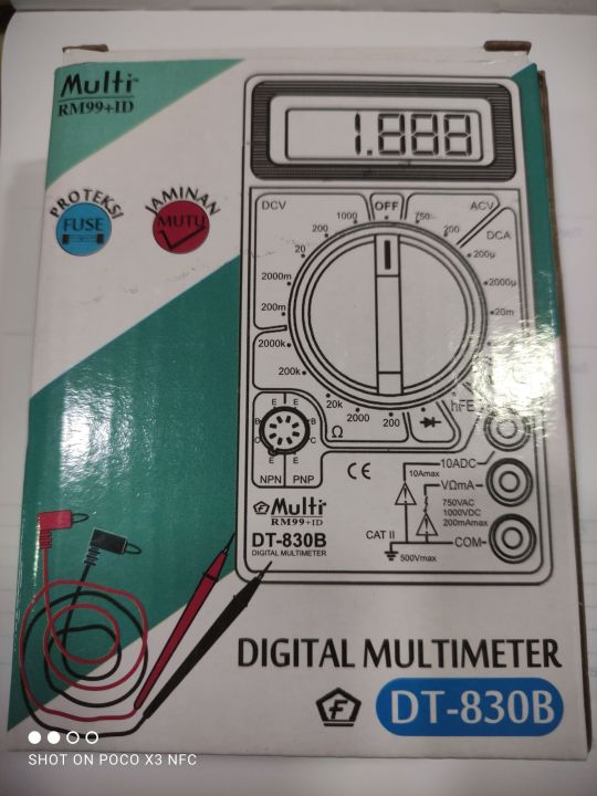 multi tester digital tipe DT 830B Multi | Lazada Indonesia