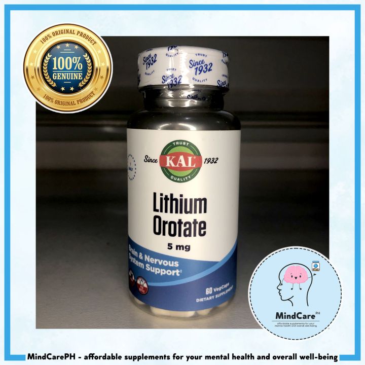 LITHIUM OROTATE 60/120 CAPSULES | Lazada PH