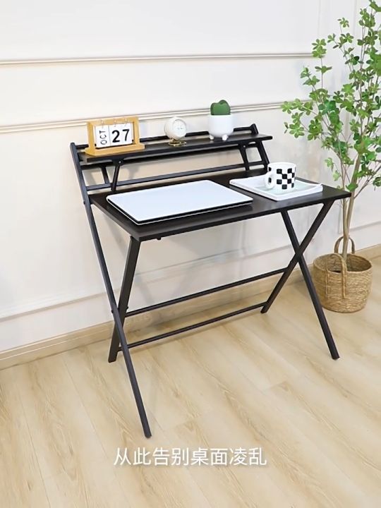 QUANU【Foldable Table】No Need Install Folding Square Table Portable ...