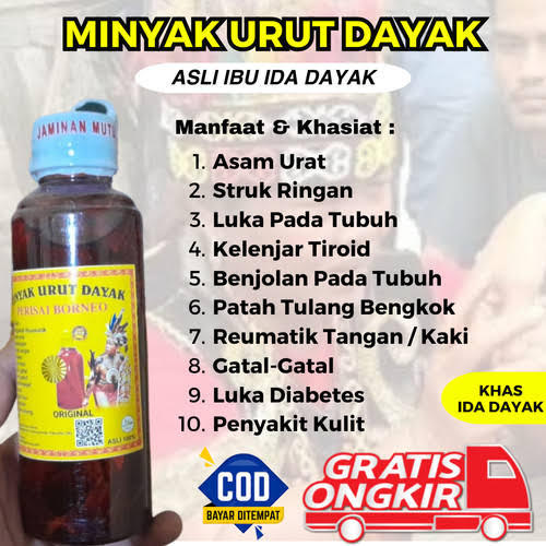 MINYAK URUT DAYAK Membantu Mengobati Penyakit Strok MINYAK URUT DAYAK ...