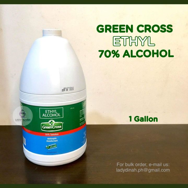 Green Cross Gallon Ethyl Alcohol 70% Solution (3,785mL) | Lazada PH