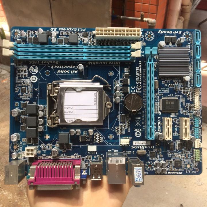 Gigabyte GA-H61M-DS2 DDR3คอมพิวเตอร์1155พินเมนบอร์ดพอร์ตการพิมพ์แบบ ...