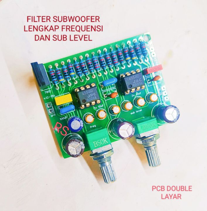 Filter Subwoofer Frekuensi IC JRC4558 / Filter Subwoofer Lengkap ...