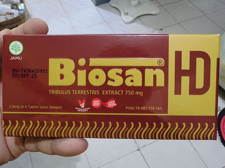 Biosan HD Box isi 12 Tablet Daya Tahan Tubuh | Lazada Indonesia