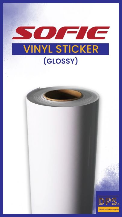 DPS Sofie Vinyl Sticker Roll Glossy (164ft x 5ft) Vinyl sticker Glossy ...