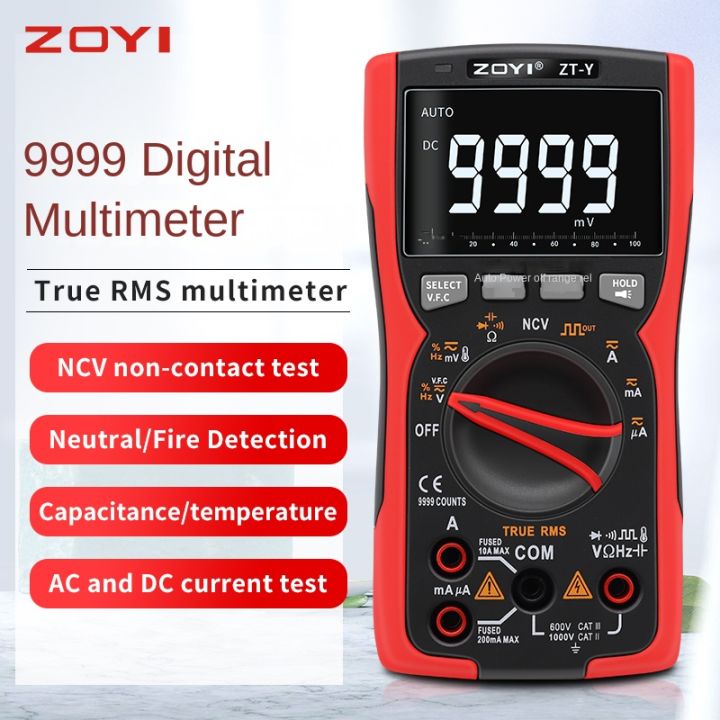 Professional Digital Multimeter ZOYI ZT-Y True-RMS Display Analog ...